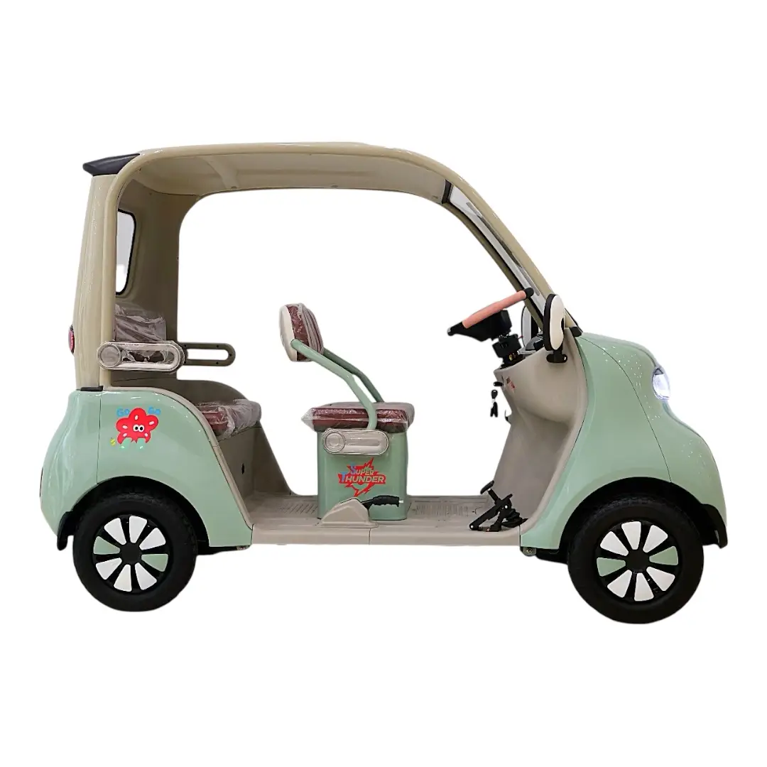 Electric Family Tuk Tuk with Roof – 3-Seater Mini Car in Dubai